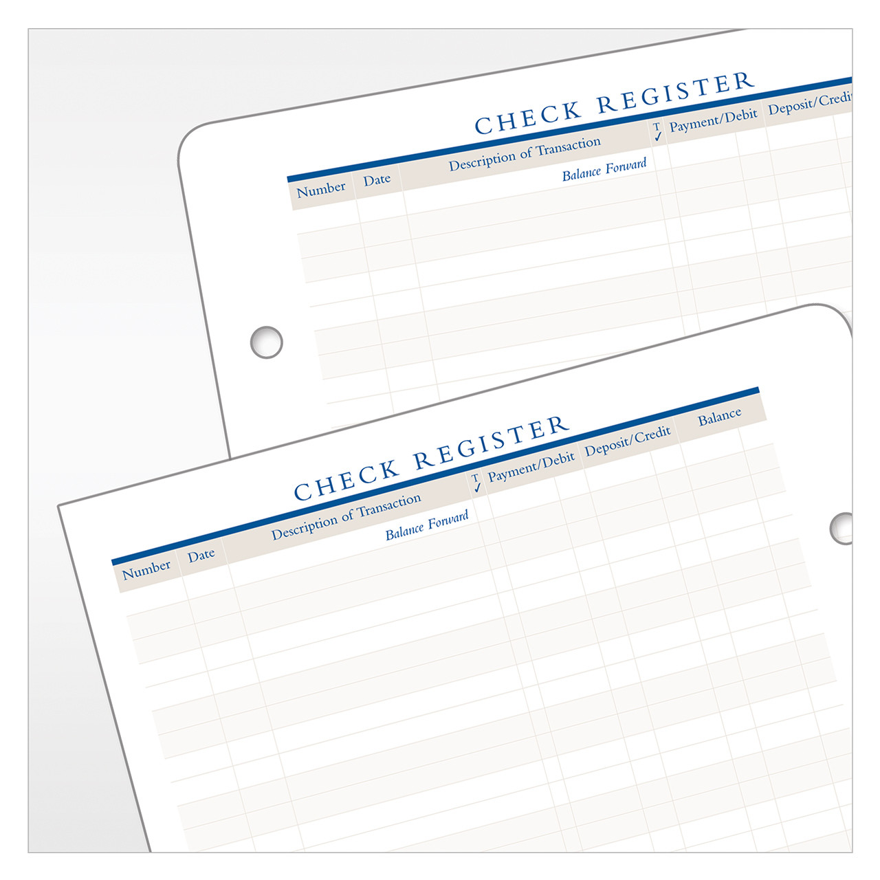 Check Register - Franklin Planner