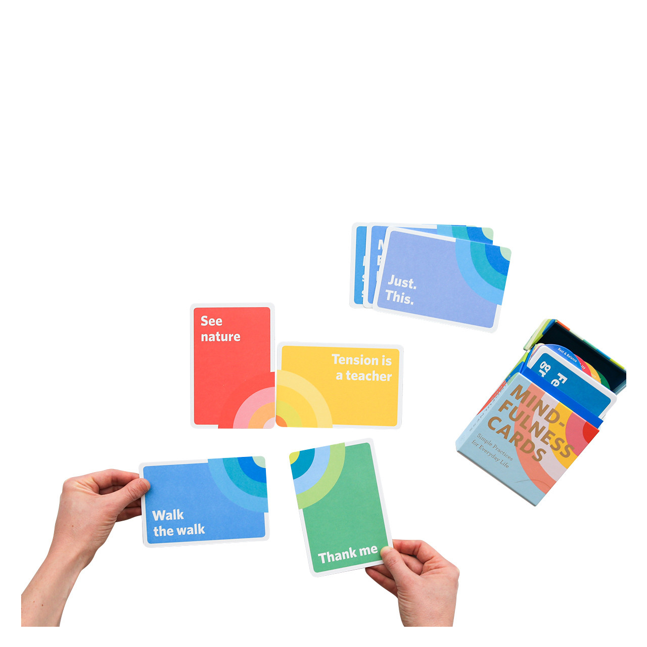 Mindfulness Cards - Daily Meditation & Awareness Deck | Franklin Planner