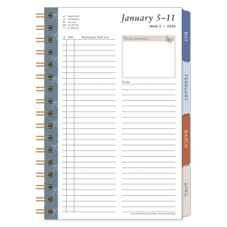 Planner Love Weekly Wire-Bound Planner - Elegant Daydream - Franklin ...