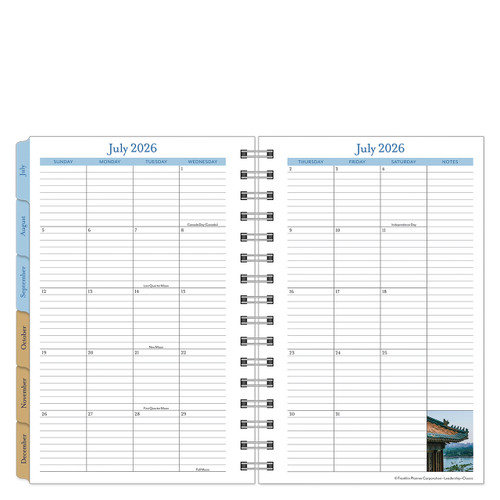 Leadership Six Month Wire-bound Planning Notebook - Franklin Planner