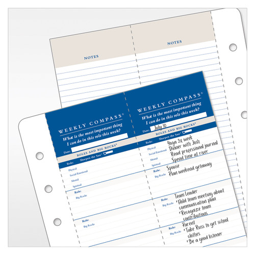 Weekly Compass Cards - Franklin Planner