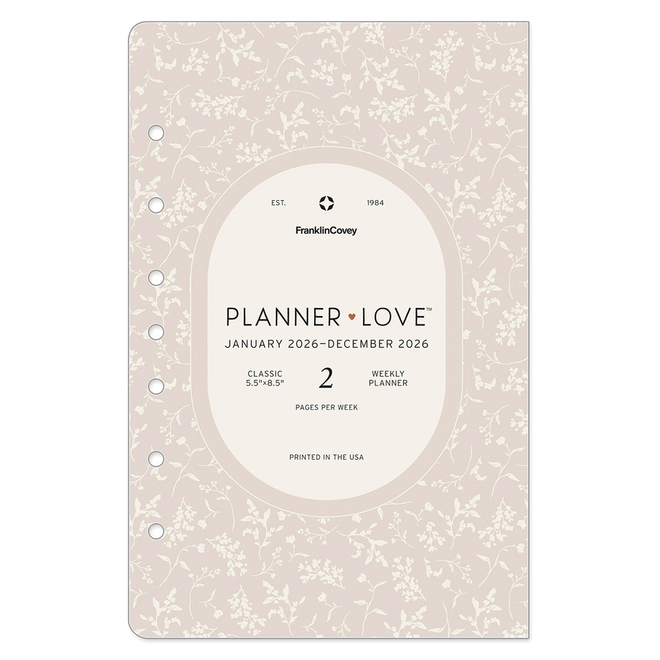 All Planners: Daily, Weekly & Ring-Bound Planning Systems | Franklin ...