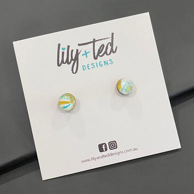 8mm Round Mini Studs (5025) - lily+ted designs