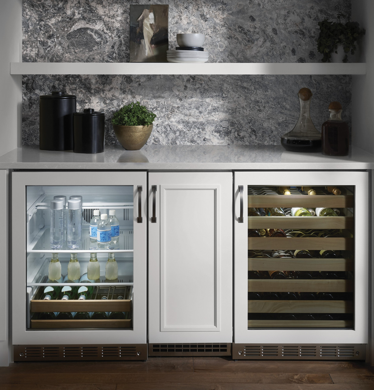Ice Maker 15 Inch Panel Ready Nugget Ice UNC15NJII Cafe Appliances