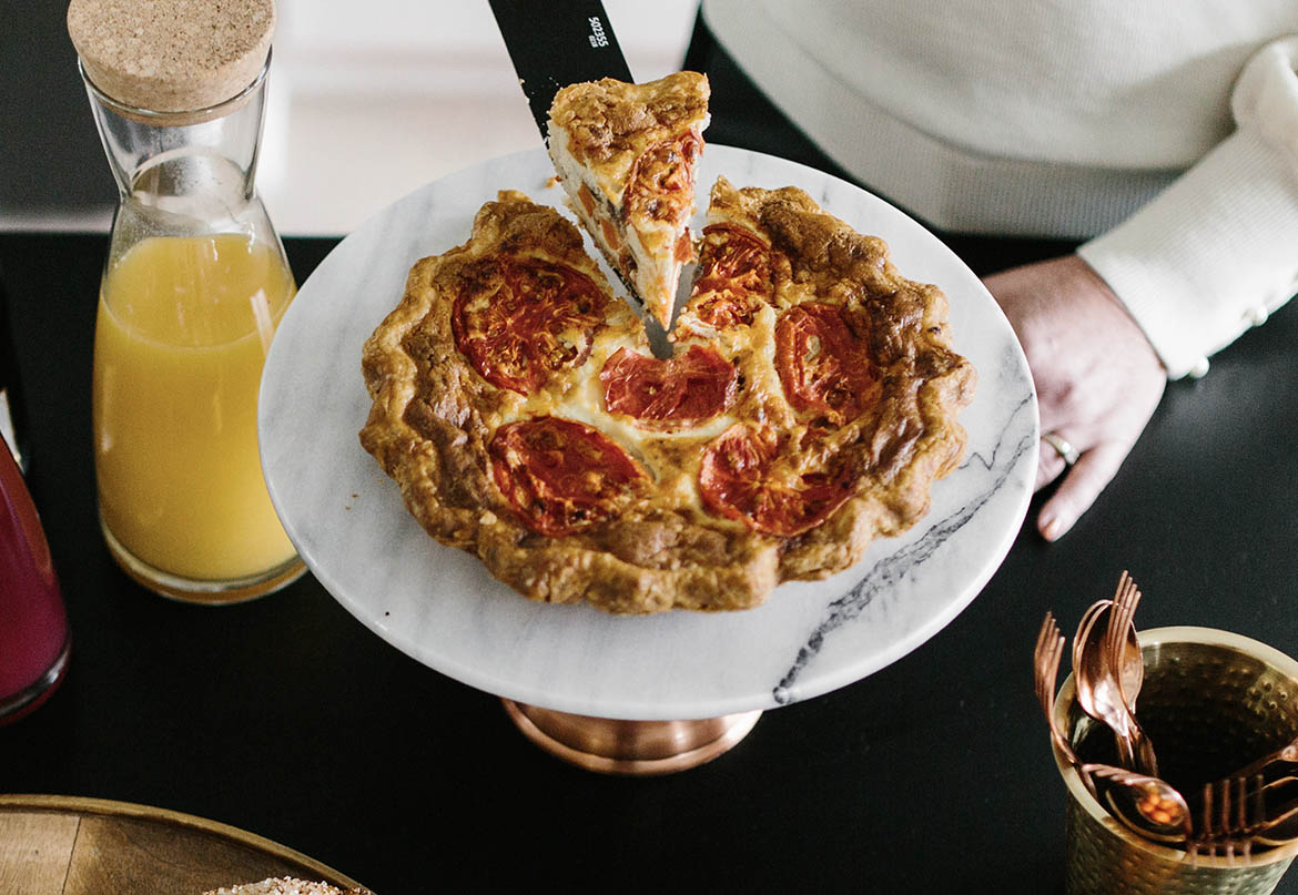 Roasted Tomato Quiche - Cafe Appliances