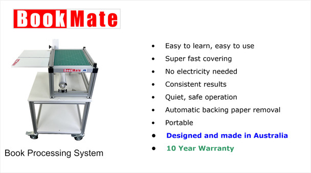 BookMate book covering system