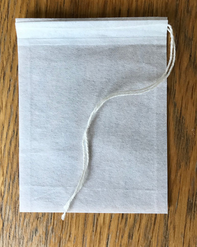Biodegradable Paper Self Fill Teabags, Plastic Free, 6x8cm