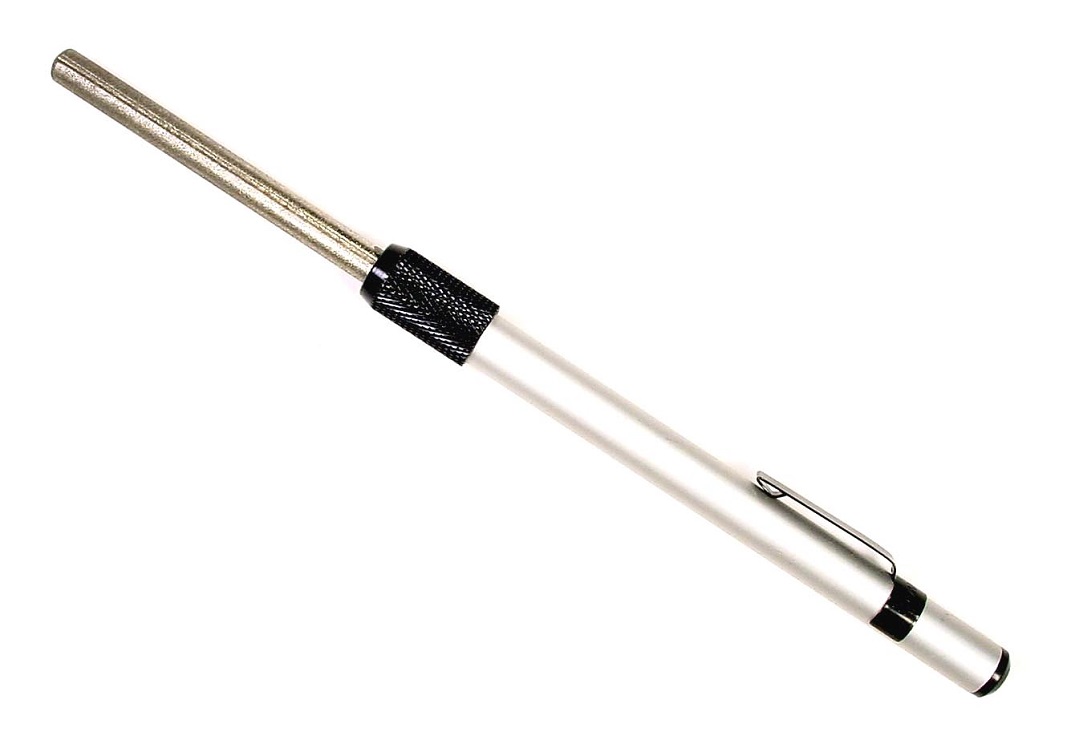 Diamond Sharpening Pen, 4" Retractable Sharpening Rod - Clamshell