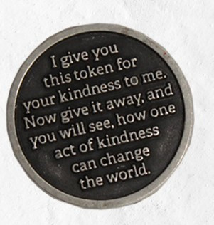 Pewter Kindness Tokens by Catherine Galasso