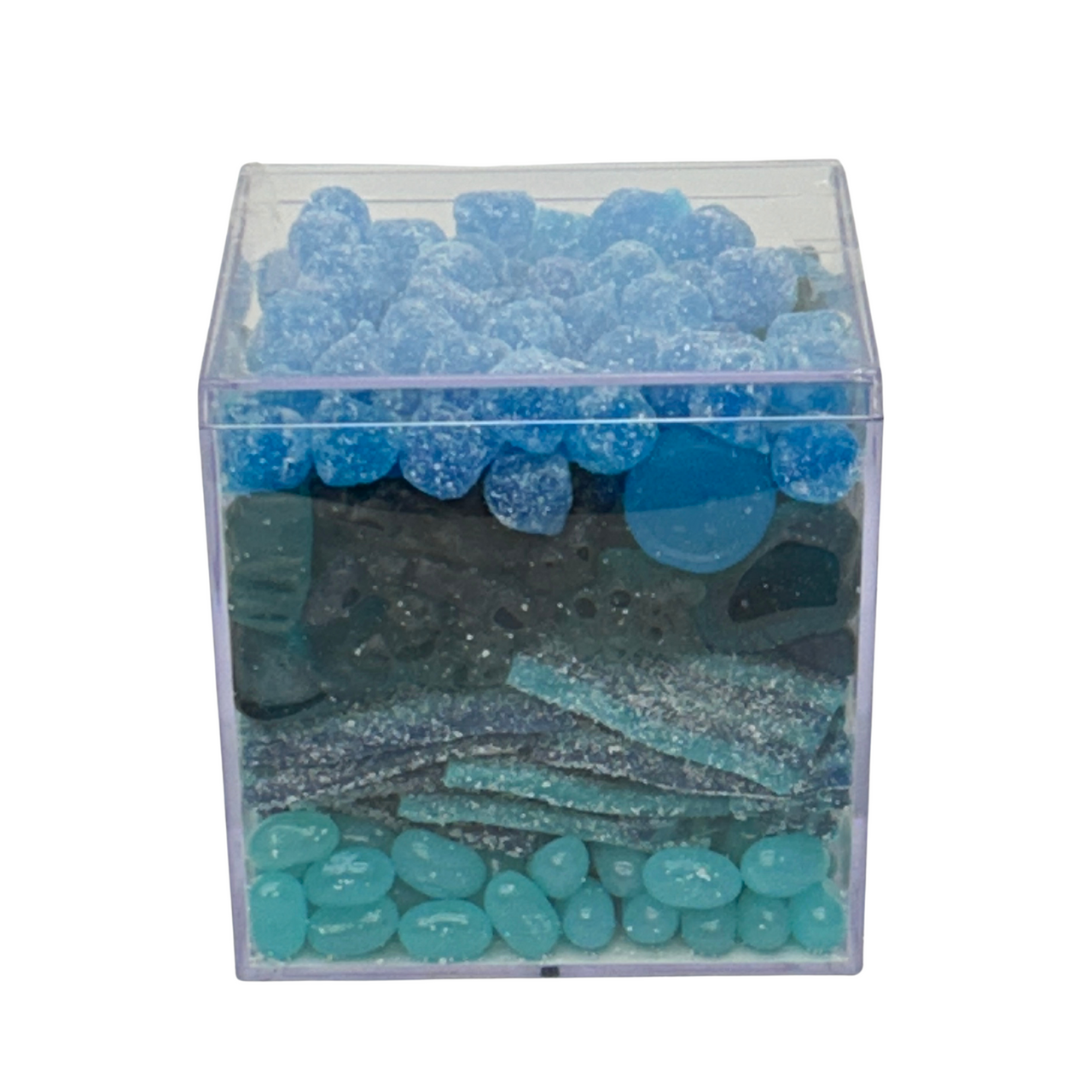 Baby Boy Square 4*4 Cube With Gummies - The Candy Store