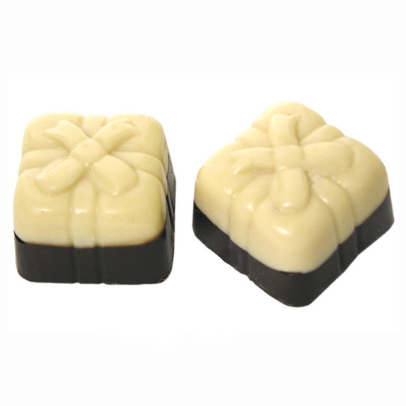 White Two Tone Gift Box Truffle