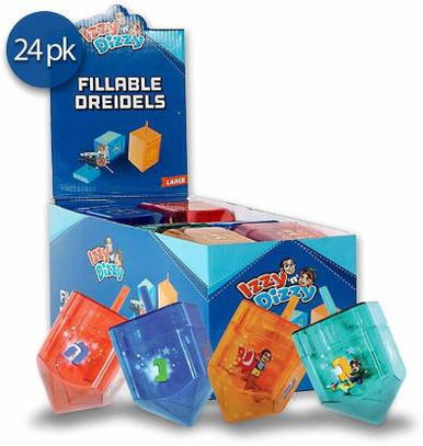 Medium Fillable Dreidel Sold By The Piece - The Candy Store