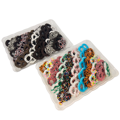 Lucite Neutral Pretzel Tray