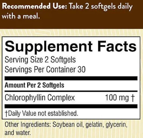 Nature's Sunshine Chlorophyll Capsules | Save 25-30%