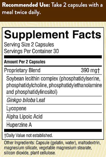 Nature's Sunshine Brain Protex with Huperzine | 50 years experience