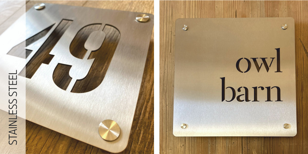Steel Signs, Corten Steel Signs, Stainless Steel Signs