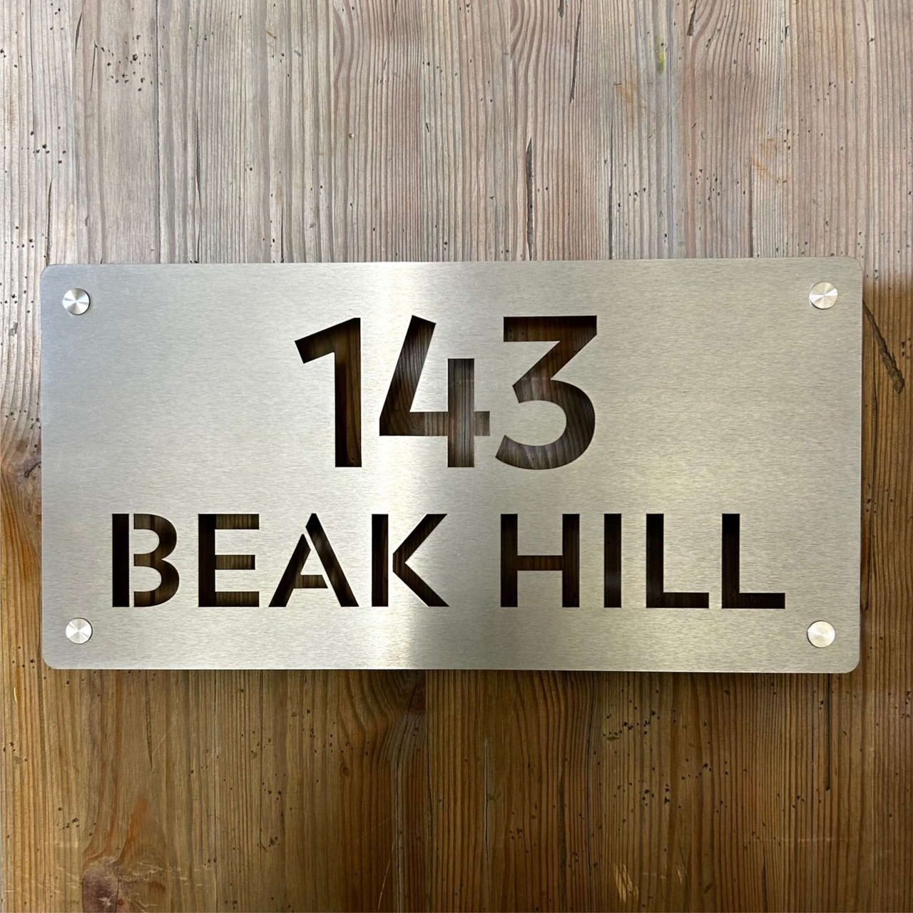 Stainless Steel Signs - Stainless Steel House Name Signs - Page 1 ...