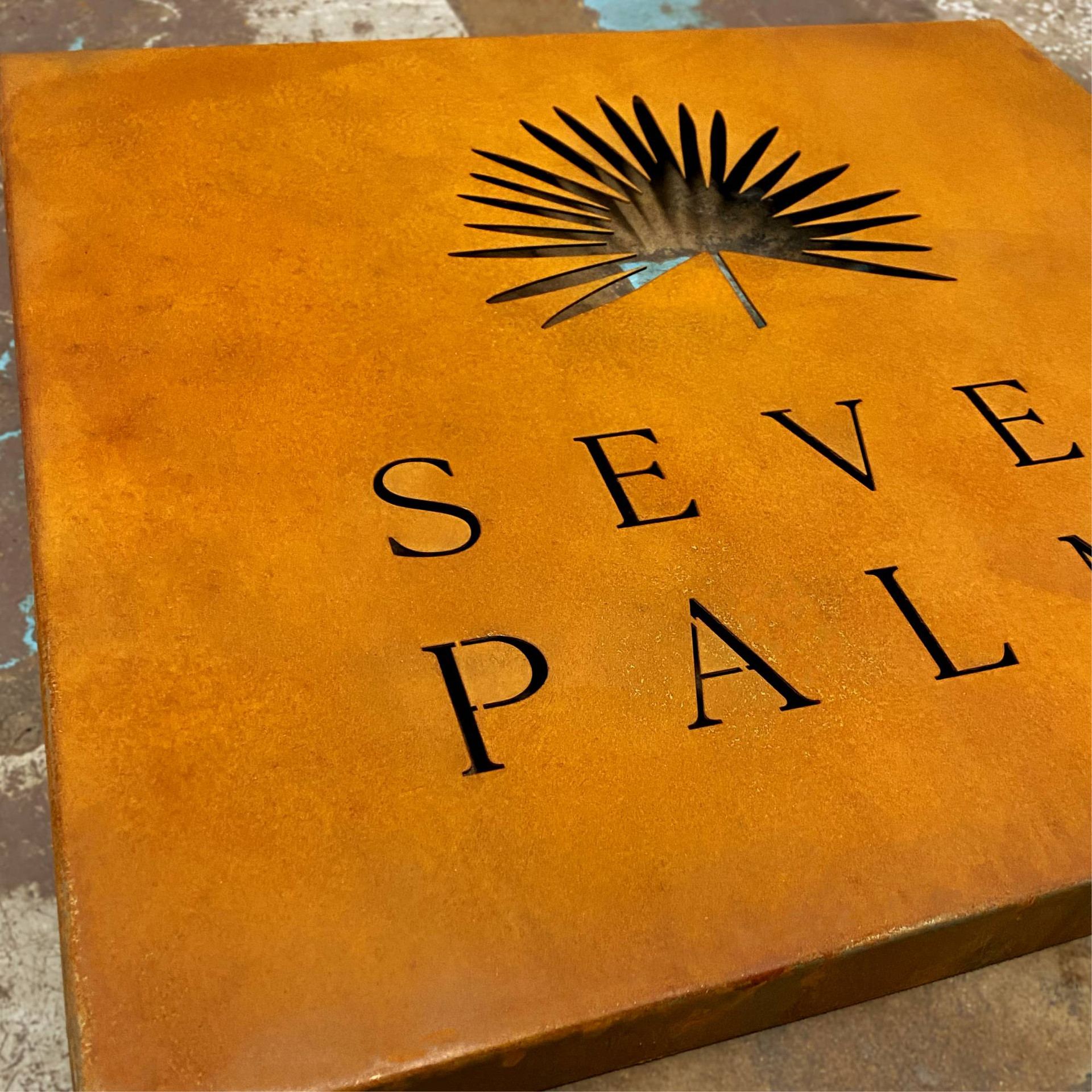 Corten Steel Signs - Corten Steel Business Signs - Page 1 - Steel Signs