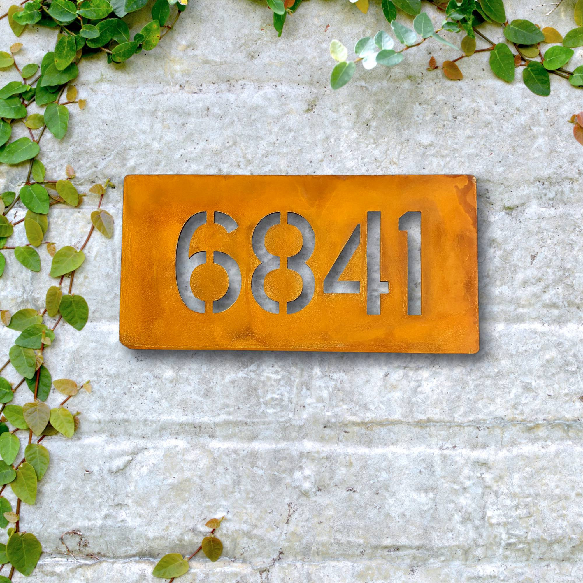 Corten Steel Signs - Corten Steel House Signs - Corten Steel House ...