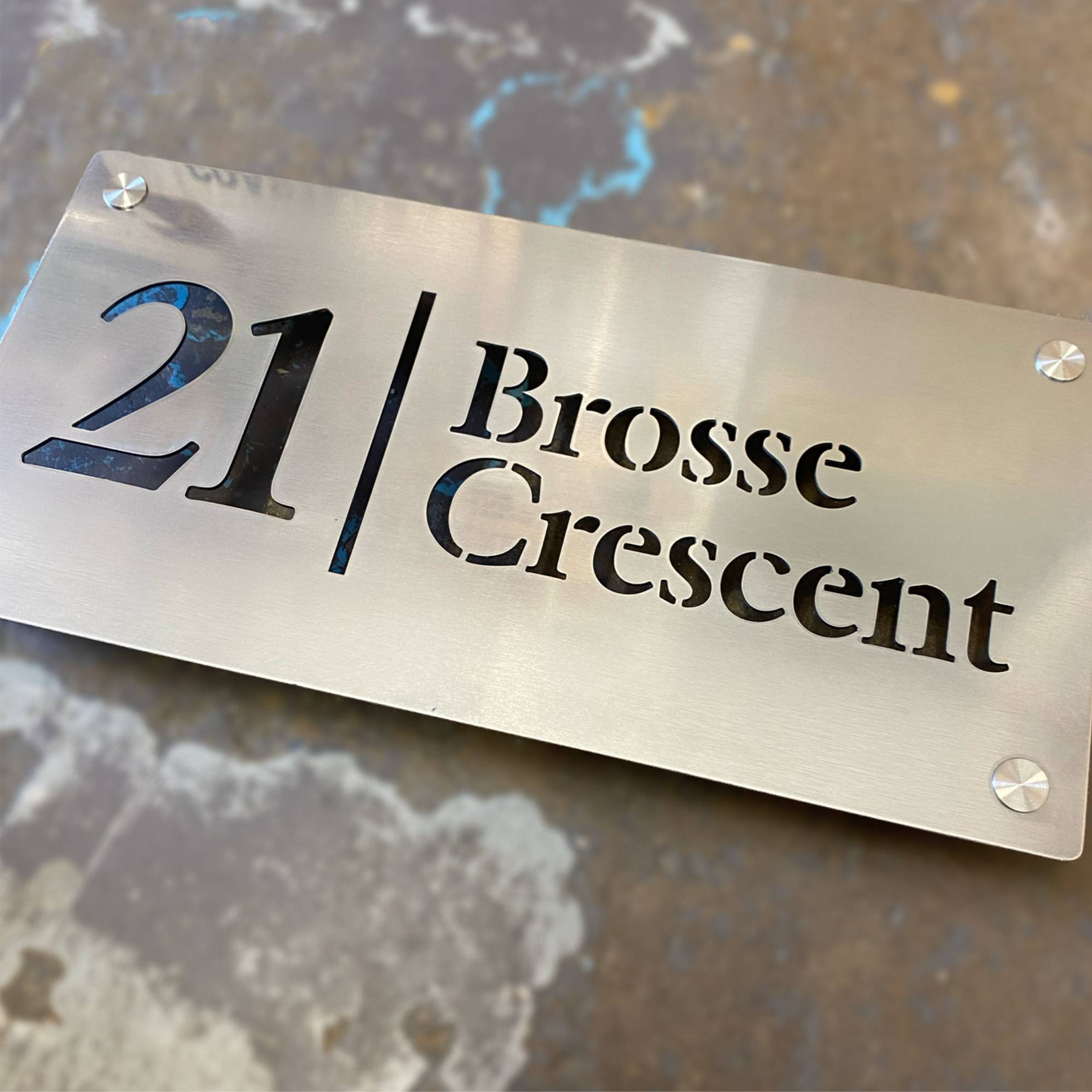 Stainless Steel Signs - Stainless Steel House Number Signs - Page 1 ... Stainless Steel Signs - Stainless Steel House Number Signs - Page 1 ...
