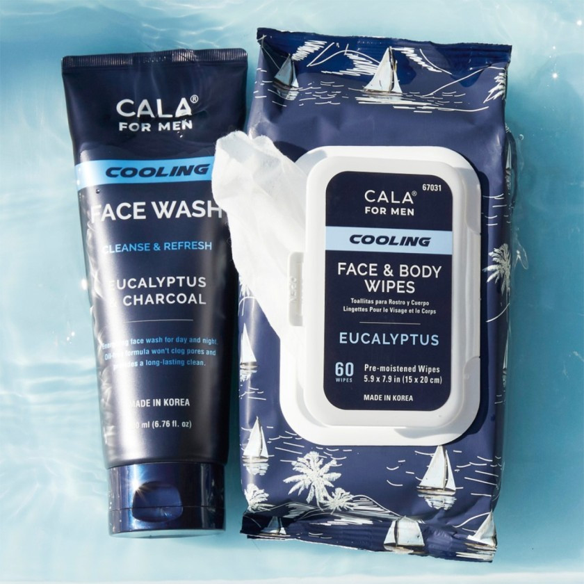 CALA® Men Face & Body Wipes