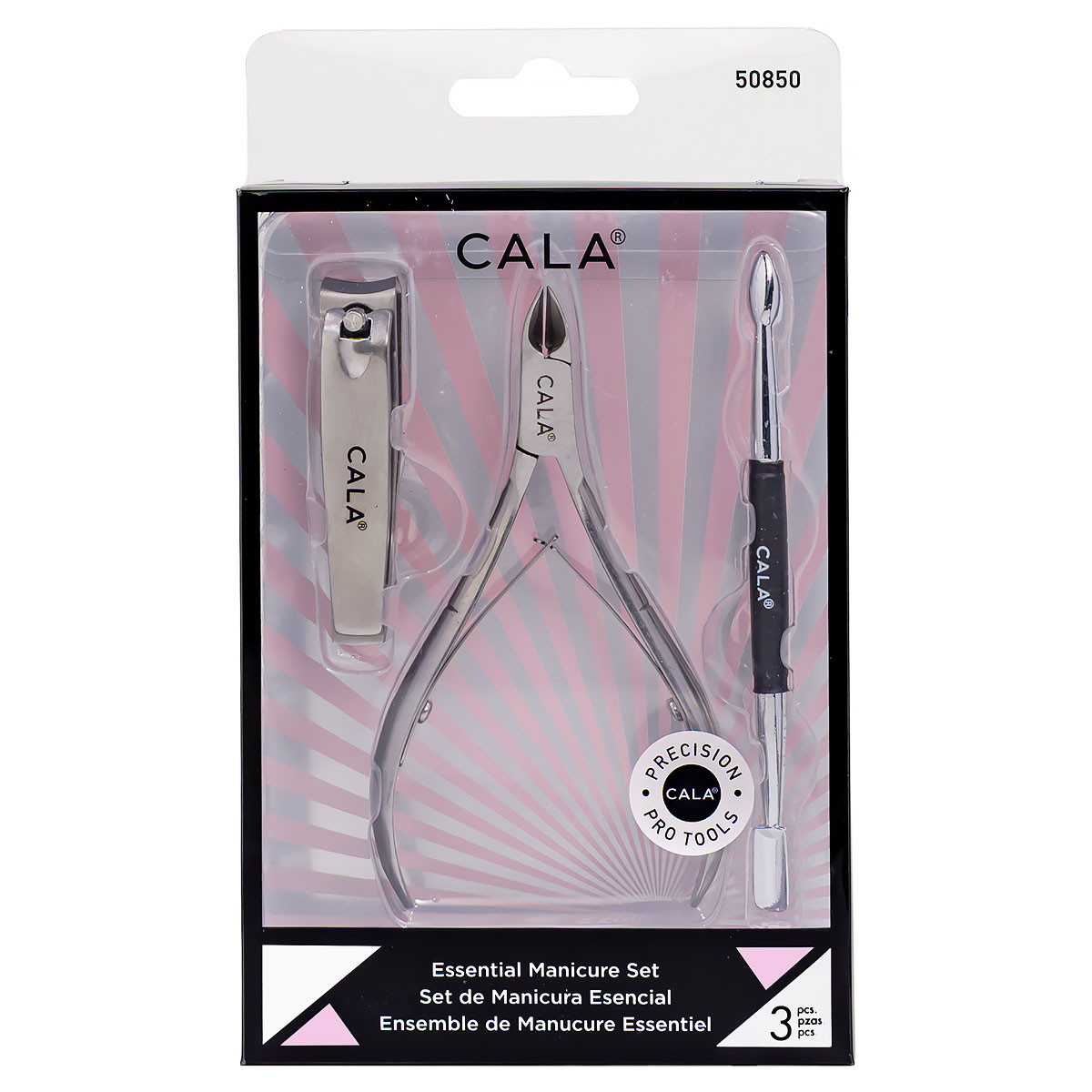 CALA Product | Essential Mani Set Chrome (3pcs)