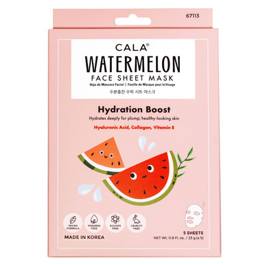 CALA Product | Watermelon Sheet Mask (5PK)