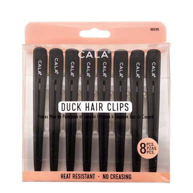 CALA Product | Duck Hair Clips Black (8pcs)