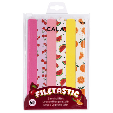 CALA FILETASTIC Salon Nail Files – 6-Piece Set
