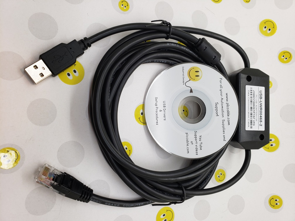 ((USB)) USB-UWR00468-2 Programming Cable For Yaskawa Inverter Drives ...