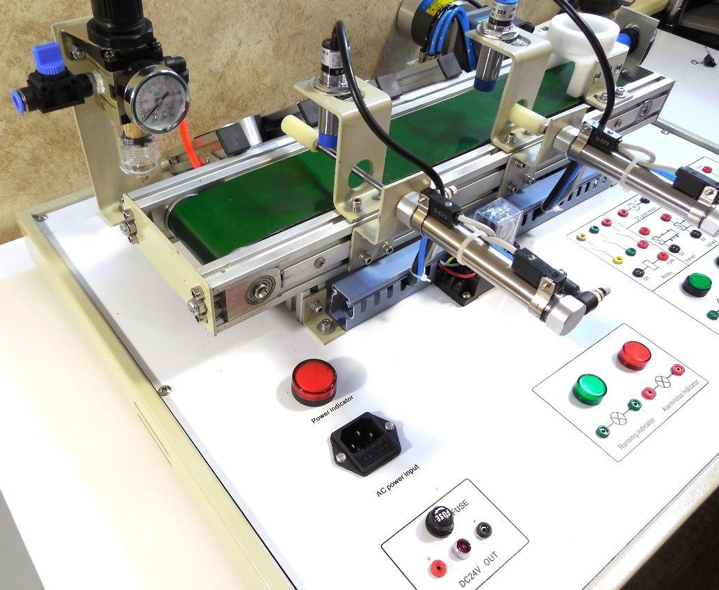 Miniature Machine - Ultimate PLC Trainer - Conveyor Part Detection ...