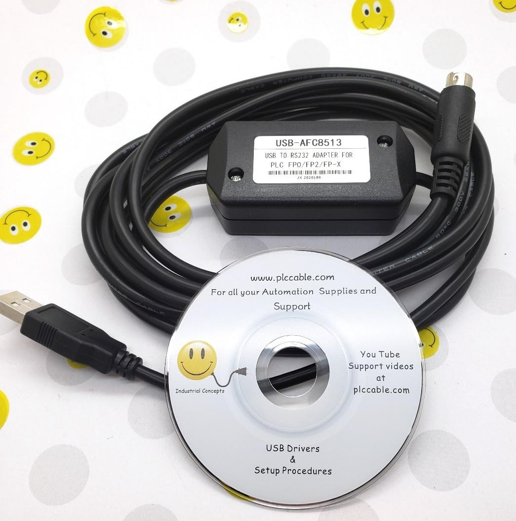 PLC Programming Cable USB-AFC8513 for Nais/Panasonic/Matsushita ...