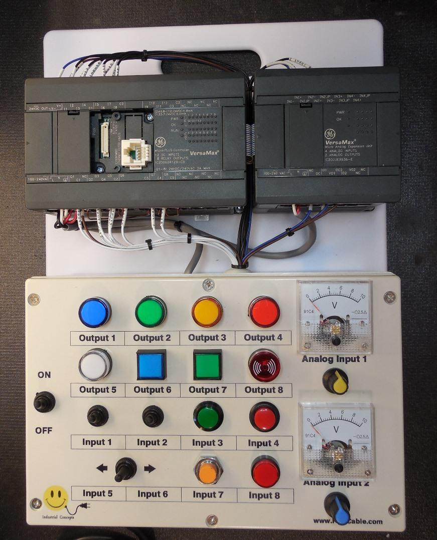 GE Fanuc VersaMax Deluxe Analog, Digital and Ethernet PLC Trainer ...