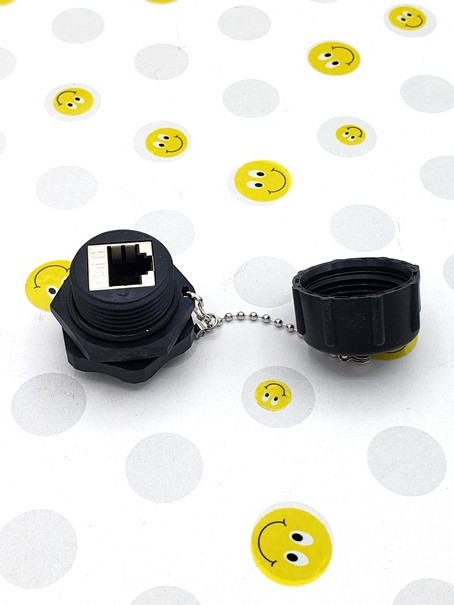 Cat6 Ethernet Bulkhead for Control Panels NFPA 70E Compliant - PLCCable ...