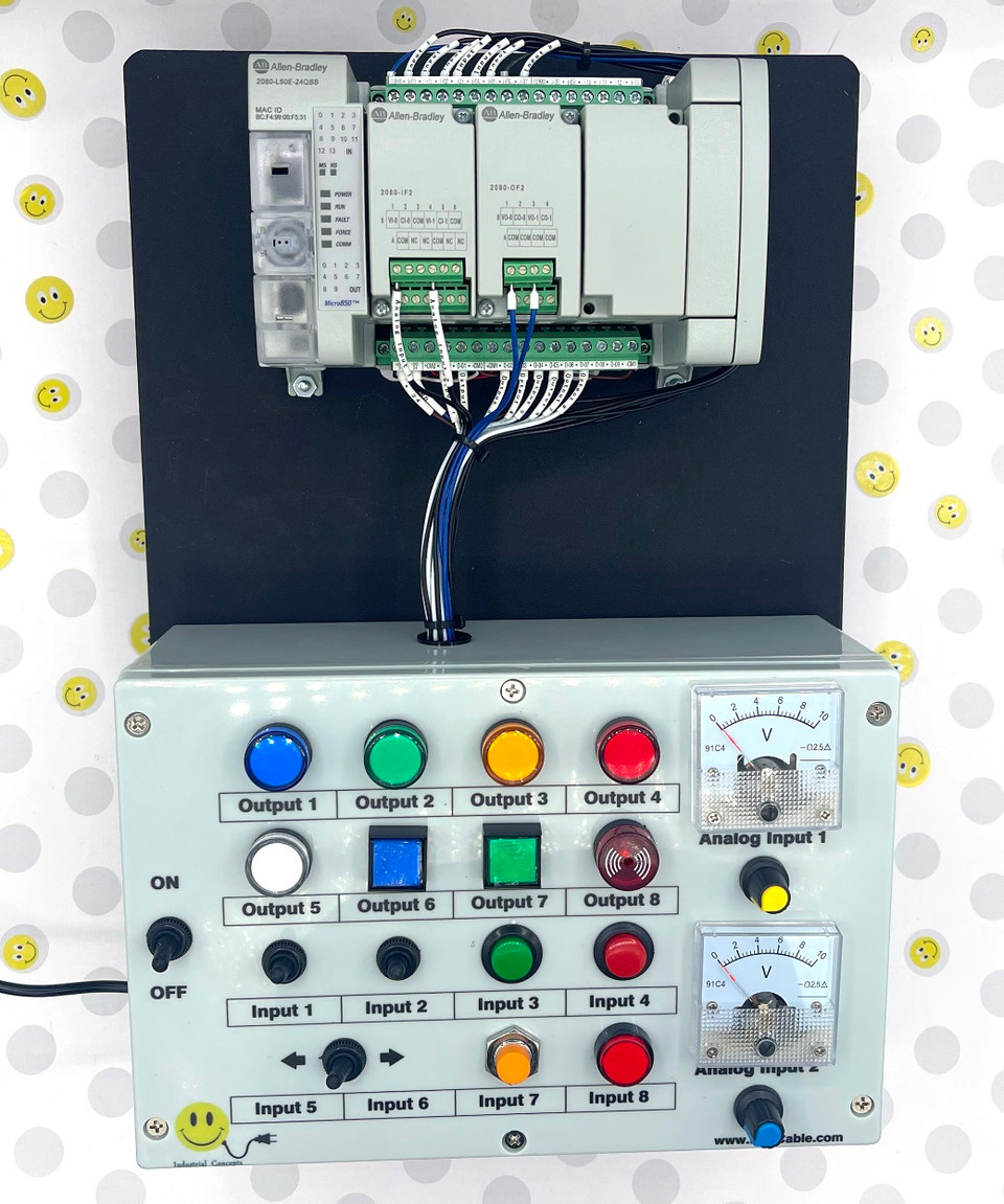 Allen Bradley Deluxe L50E Analog Trainer Micro850 CCW PLC Training ...