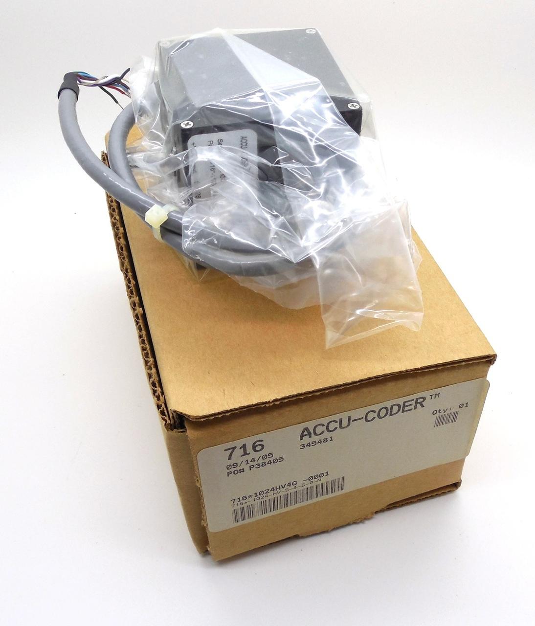 716 ACCU-CODER 716*1024HV4G 716*-1024-HV-S-4-S-G-N ENCODER - PLCCable.com - Automation Supplies ...