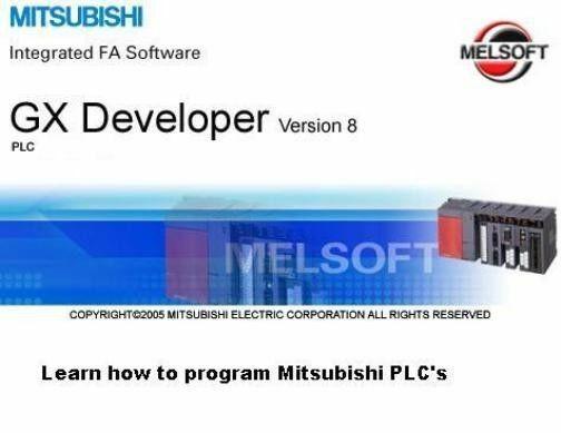 Flash Drive Mitsubishi PLC Training Lessons Learn to program GX ...
