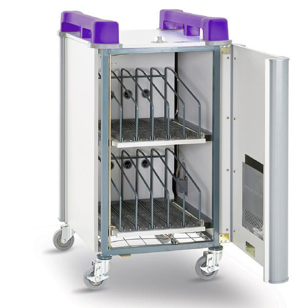 LapCabby 10 Vertical 10-Device Charging Trolley - Maximise Technology