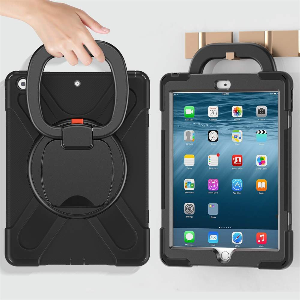 StylePro Shockproof Rugged Case with Ring Handle for iPad 10.2 - Black ...