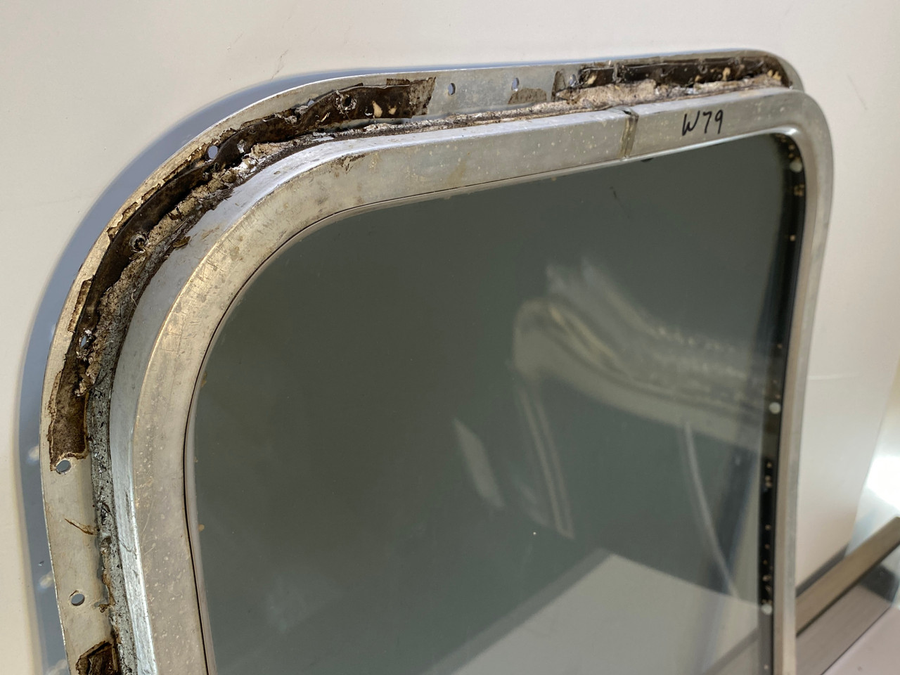 W79 Fixed Curved Window 19W x 22.5H - Double Pane - Tinted - Vintage ...