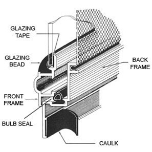 Self Adhesive Butyl Glass Glazing/Bedding Tape | 50' Reel