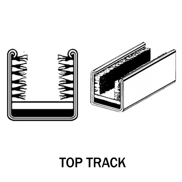 Spartan Sliding Window Track - 47" - Vintage Trailer Supply