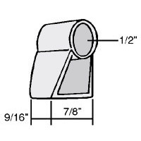 Torque Bar Bearing - Zinc 1/2" Round Bar