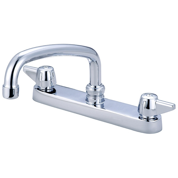 Central Brass Polished Chrome Two Handle Kitchen Faucet