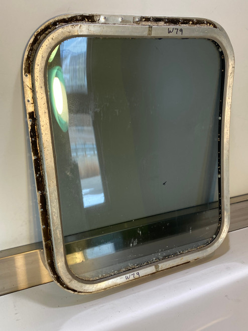 W79 Fixed Curved Window 19W x 22.5H - Double Pane - Tinted - Vintage ...