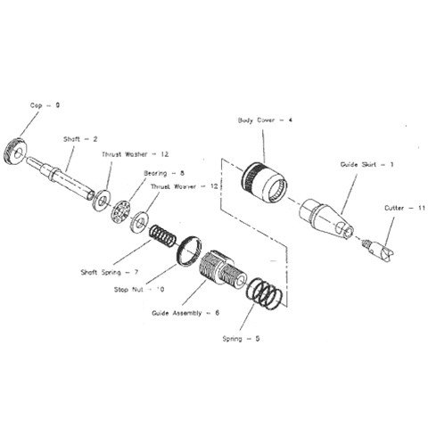 Olympic HS310-5B Rivet Head Shaver