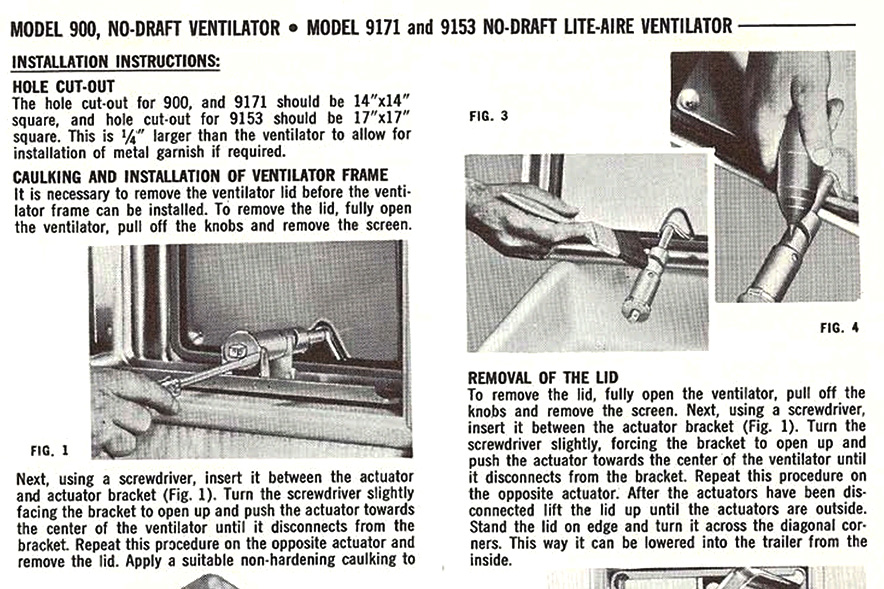 How to Maintain and Repair a Hehr Vent from 1950s and 1960s Travel ...