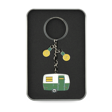 Green Boler Keychain in Presentation Box - Vintage Trailer Supply