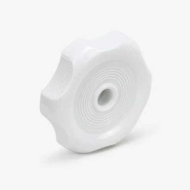 Plastic Window Knob - White - Vintage Trailer Supply