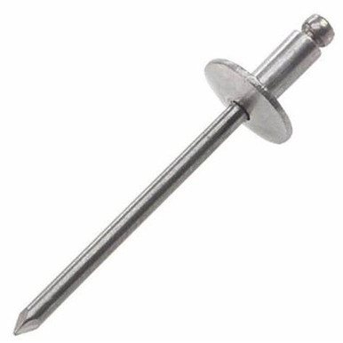 Wide Flange Aluminum Pop Rivets 5/32" Diameter (Pkg of 100)